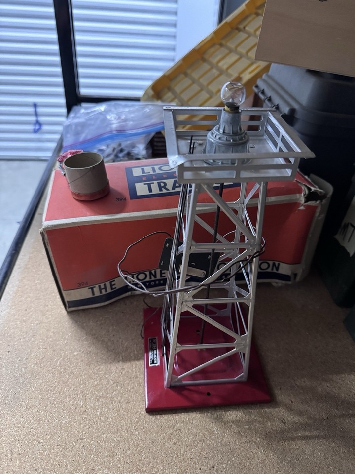 Vintage Lionel No.394 Rotating Beacon With Box, Automatic Semaphore ...