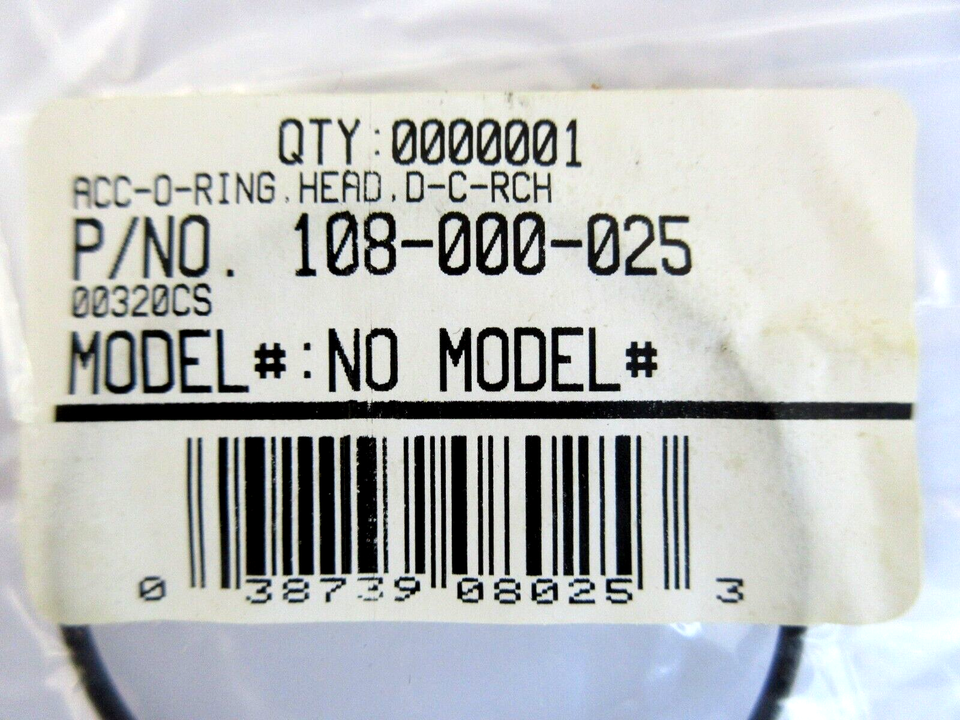 Lot of 4 Mag-Lite Head O-Ring 108-000-025 For C, D or Rechargeable ...