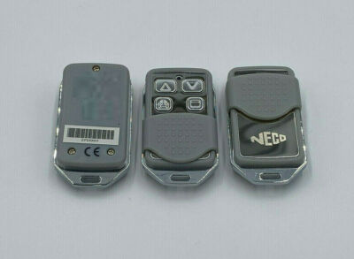 3 X Neco TR4 remote Control for Roller Shutters & Garage Door - 433MHz ...