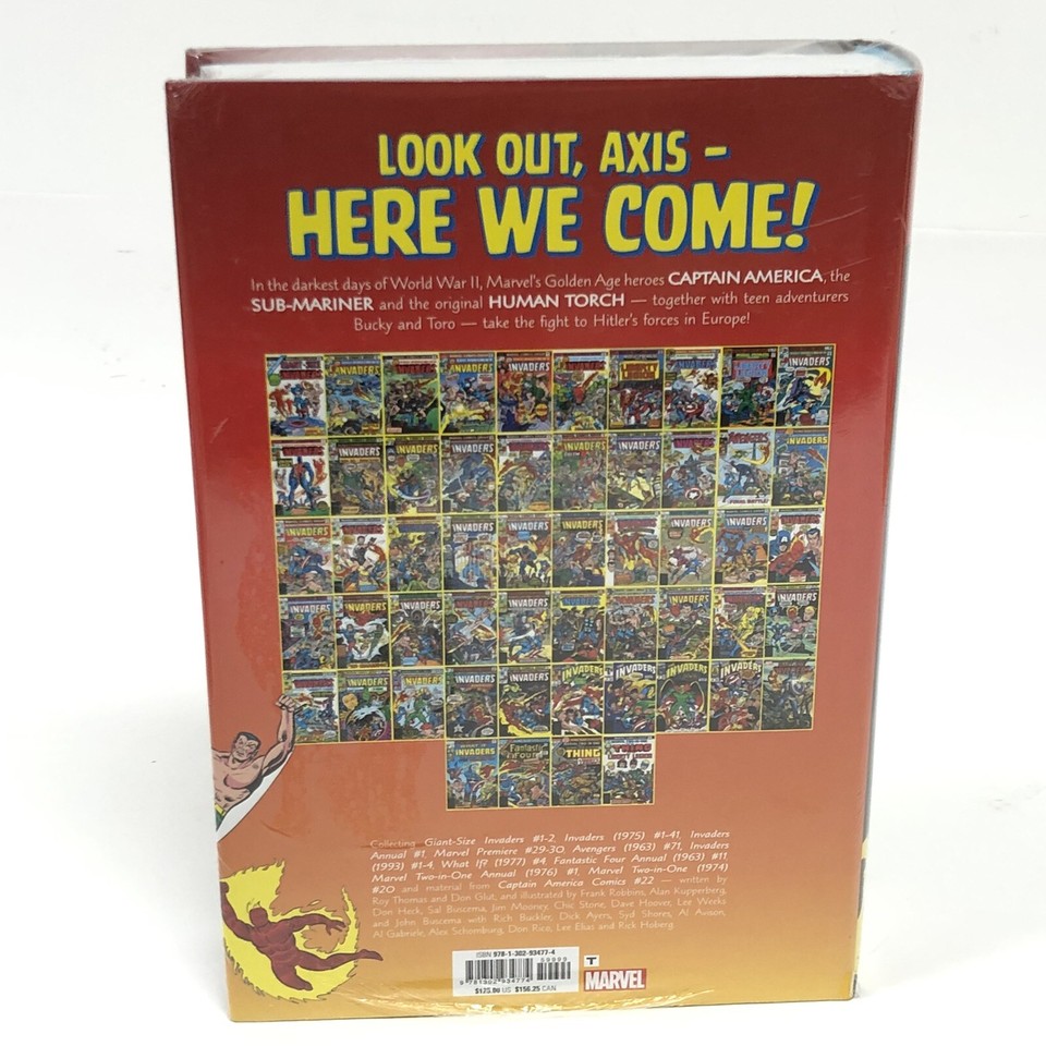 Invaders Omnibus DM Gil Kane Cover New Marvel Comics HC Hardcover ...