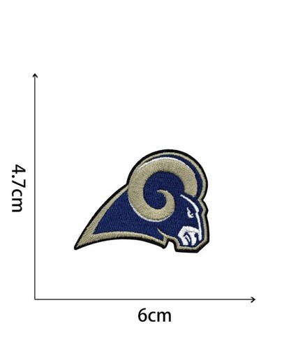 Los Angeles Rams NFL Patch Iron/Sew On Football Embroidered | eBay