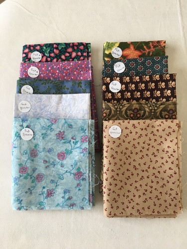 Ten fat quarters of 100% cotton quilting fabric | eBay