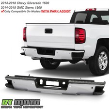 23455119 84077959 Gm1103175 Rear Step Bumper Face Bar Chevy Chrome GMC ...