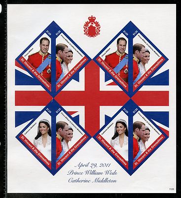 St.Vincent Reale Matrimonio Di Principe William & Kate Middleton Imperf ...