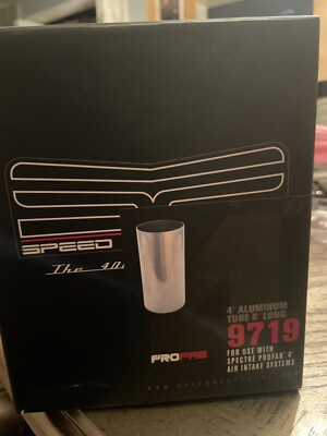 Spectre 9719 Universal Air Intake Aluminum Tube 4" Diameter, 6" Long | eBay