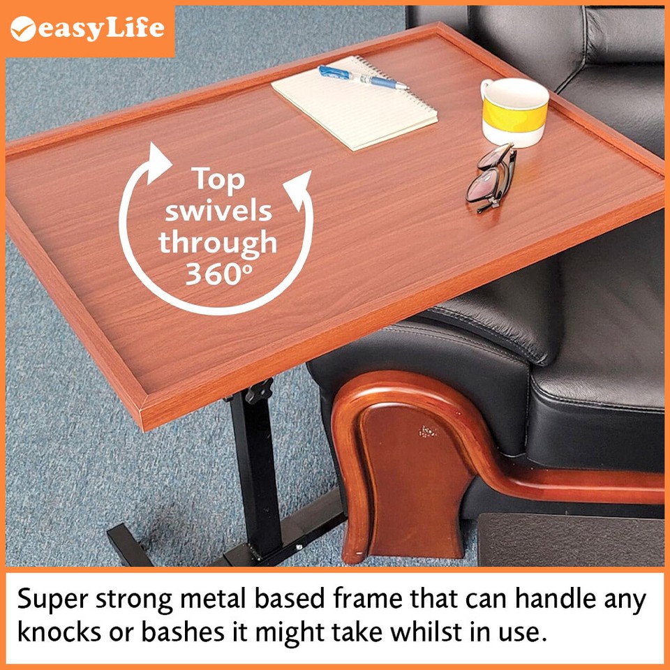 Anywhere Versatile Table on Wheels | Adjustable Height 360° Swivel ...