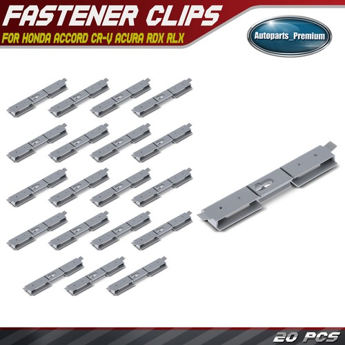 20Pcs Nylon Windshield Moulding Clips Retainer Fastener for Honda ...