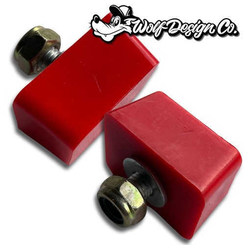 Bump Stop Universal Square Red Polyurethane Front Arm Or Rear C-Notch ...