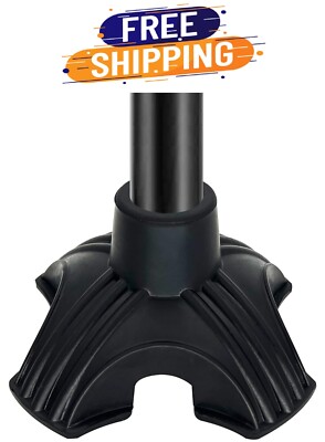 Cane Tips - 1 Inch Heavy Duty Rubbers Self Standing Quad Base ...