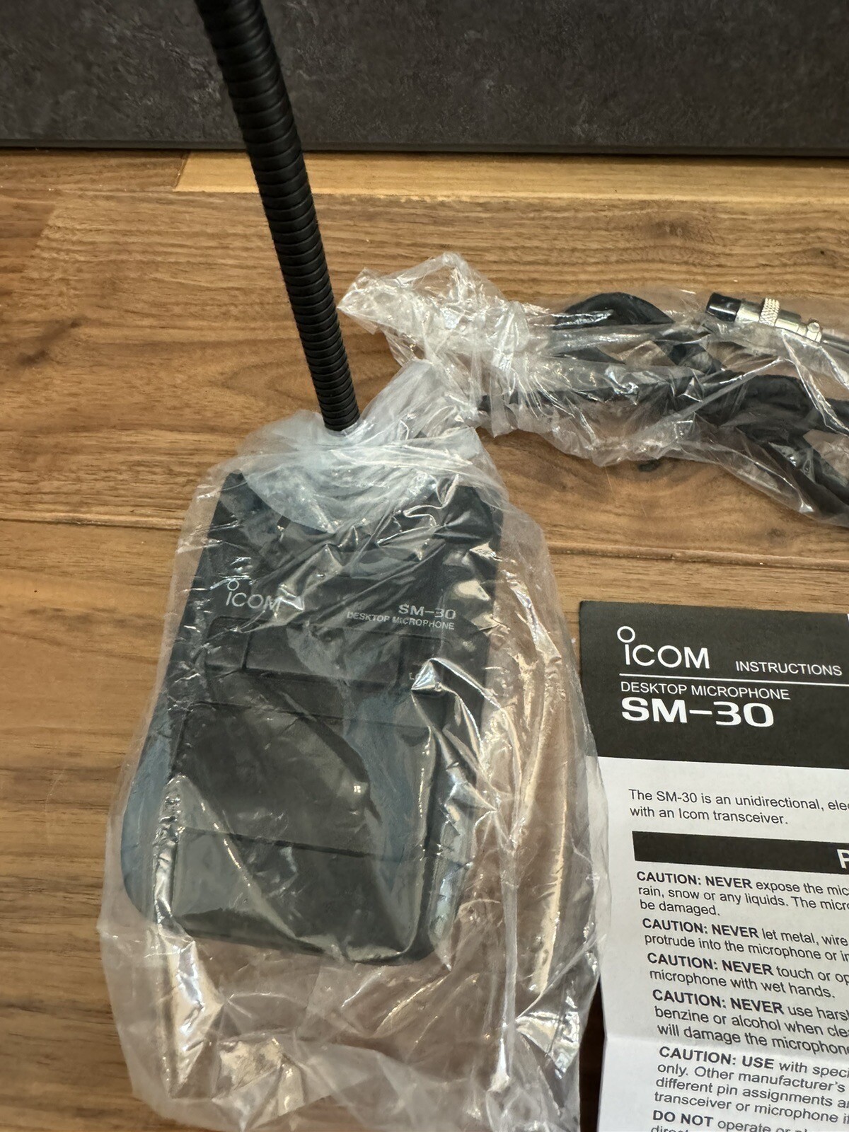 ICOM SM-30 Desktop Microphone New | eBay