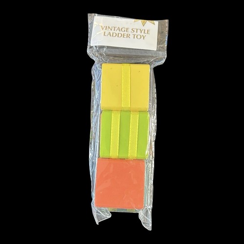 Vintage Style Ladder Toy Wooden Fidget Sensory Colorful Gift New | eBay