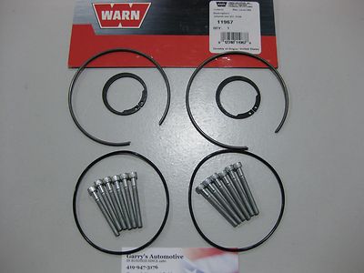 WARN 11967 4WD Locking Hub Service Gasket O-Ring Bolt Snap Ring Kit ...