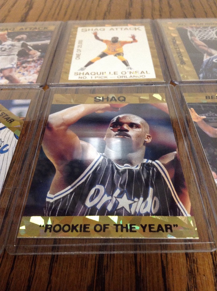 Shaq Attack Promo Insert SET Shaquille O'Neal LSU Magic Heat Lakers 1 ...
