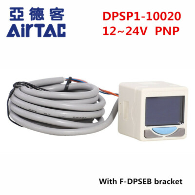 AirTAC Digital Display Pressure Switch DPSP1-10020 12~24V PNP F-DPSEB ...