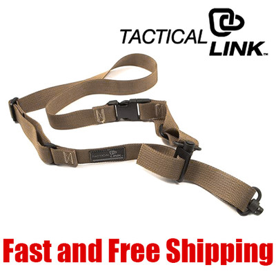 Tactical Link QD 1 Point & 2 Point Convertible Tactical Sling - Dark ...