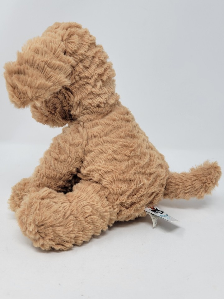 Jellycat Fuddlewuddle Puppy Dog 8" Plush Tan Golden Brown Stuffed ...