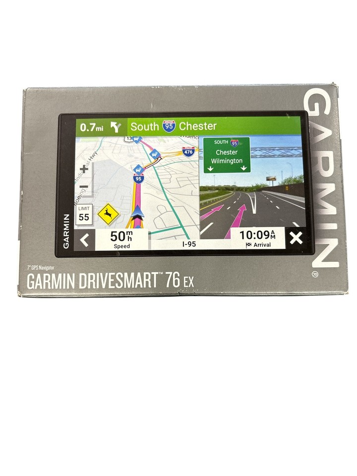 Garmin DriveSmart 76 EX, 7-inch Car GPS Navigator With High-resolution ...