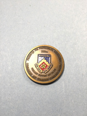 US Army Challenge Coin - 1st Inf. Div. 299th Forward Support Battalion ...