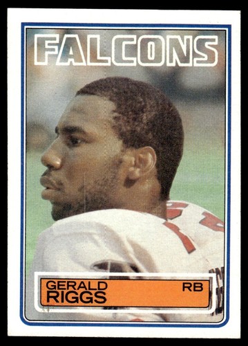 1983 TOPPS GERALD RIGGS C RC ATLANTA FALCONS #25 | eBay