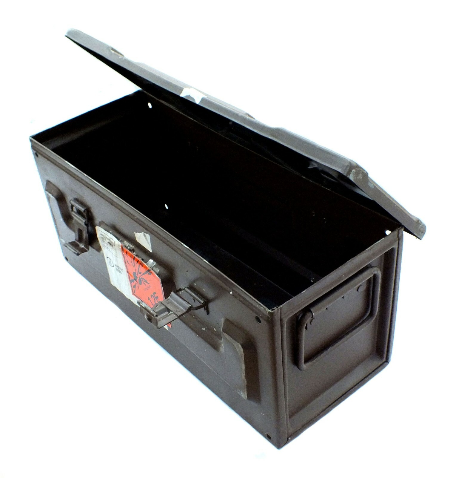 Army Metal 81mm Mortar Ammunition Tin Surplus Storage Box Or Tubes ...