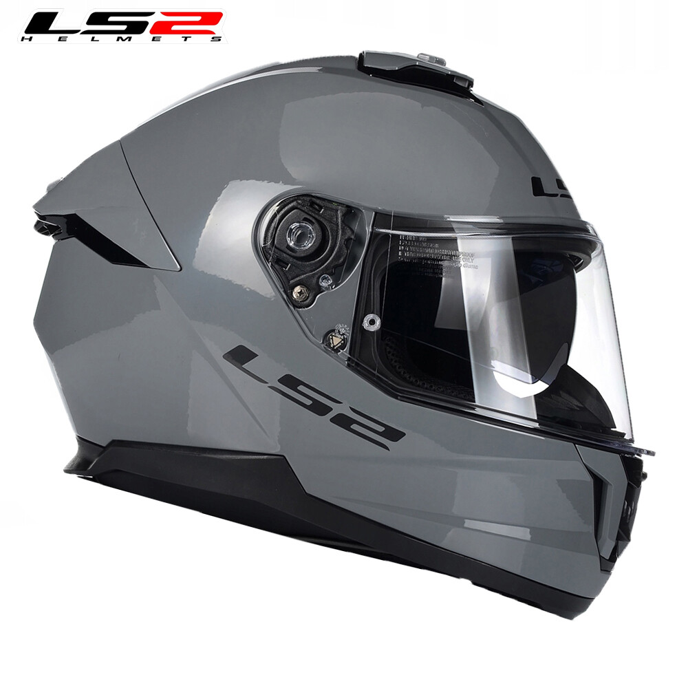 STREAM-II FF808 LS2 DUAL VISOR FULL FACE ECE22.06 MOTORCYCLE HELMET ...