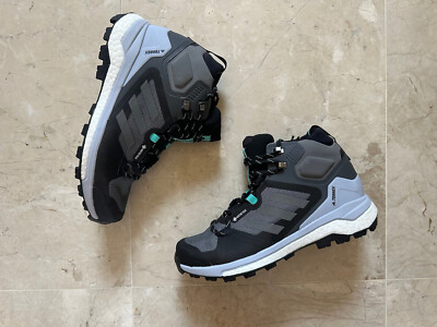 ADIDAS TERREX SKYCHASER 2 MID GORE-TEX HIKING SHOES WOMEN GREY SIX ...
