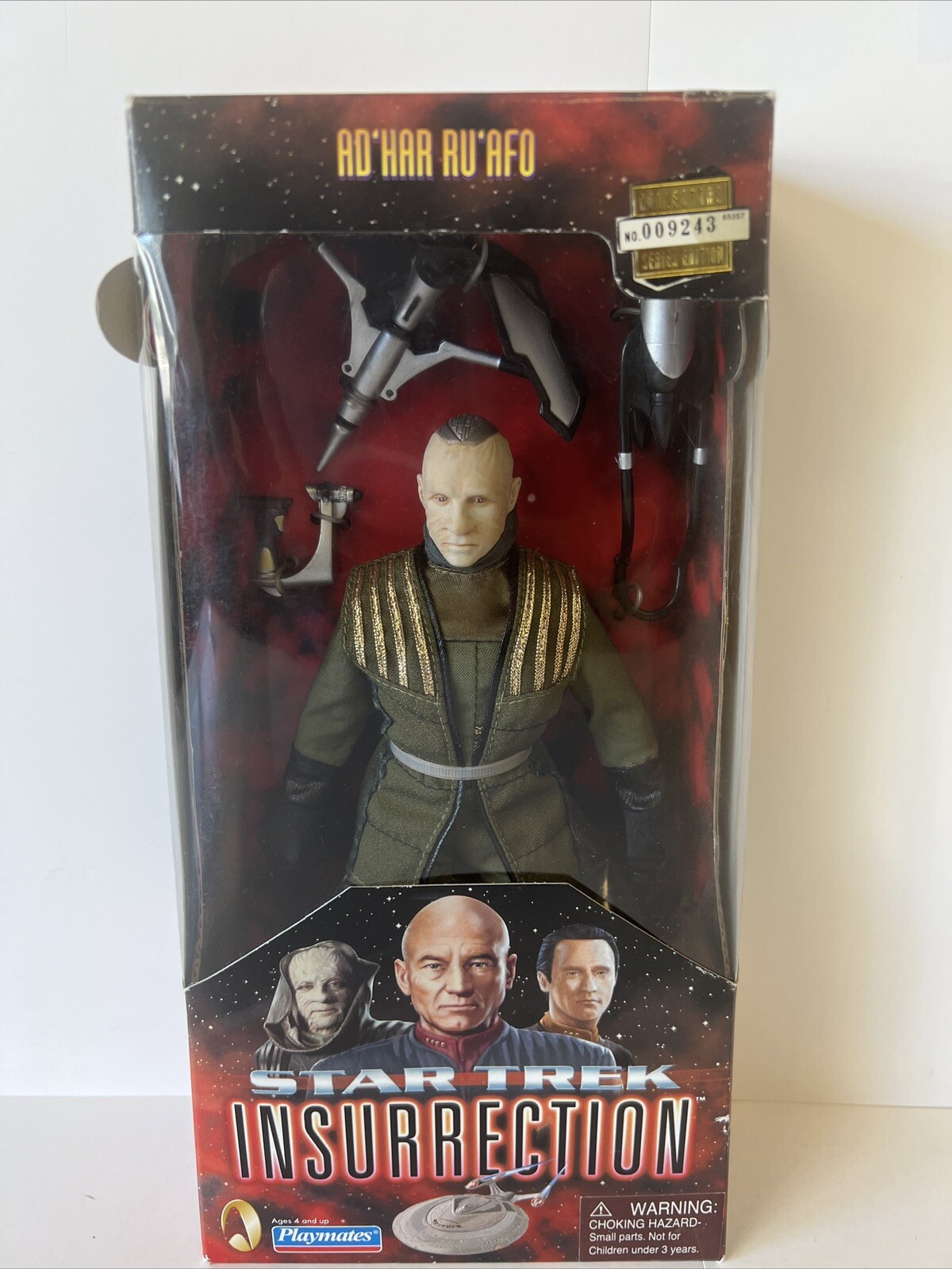 Star Trek Insurrection Ad'Har Ru'Afo Action Figure Playmates Collectors ...