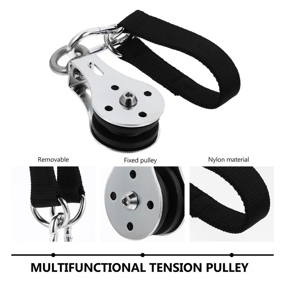 Fitness Equipment Accessories Travel Pulley Home Gym Cable System | eBay UK