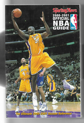 2000-01 Official NBA Guide by the Sporting News Books Bulls Shaq Lakers ...