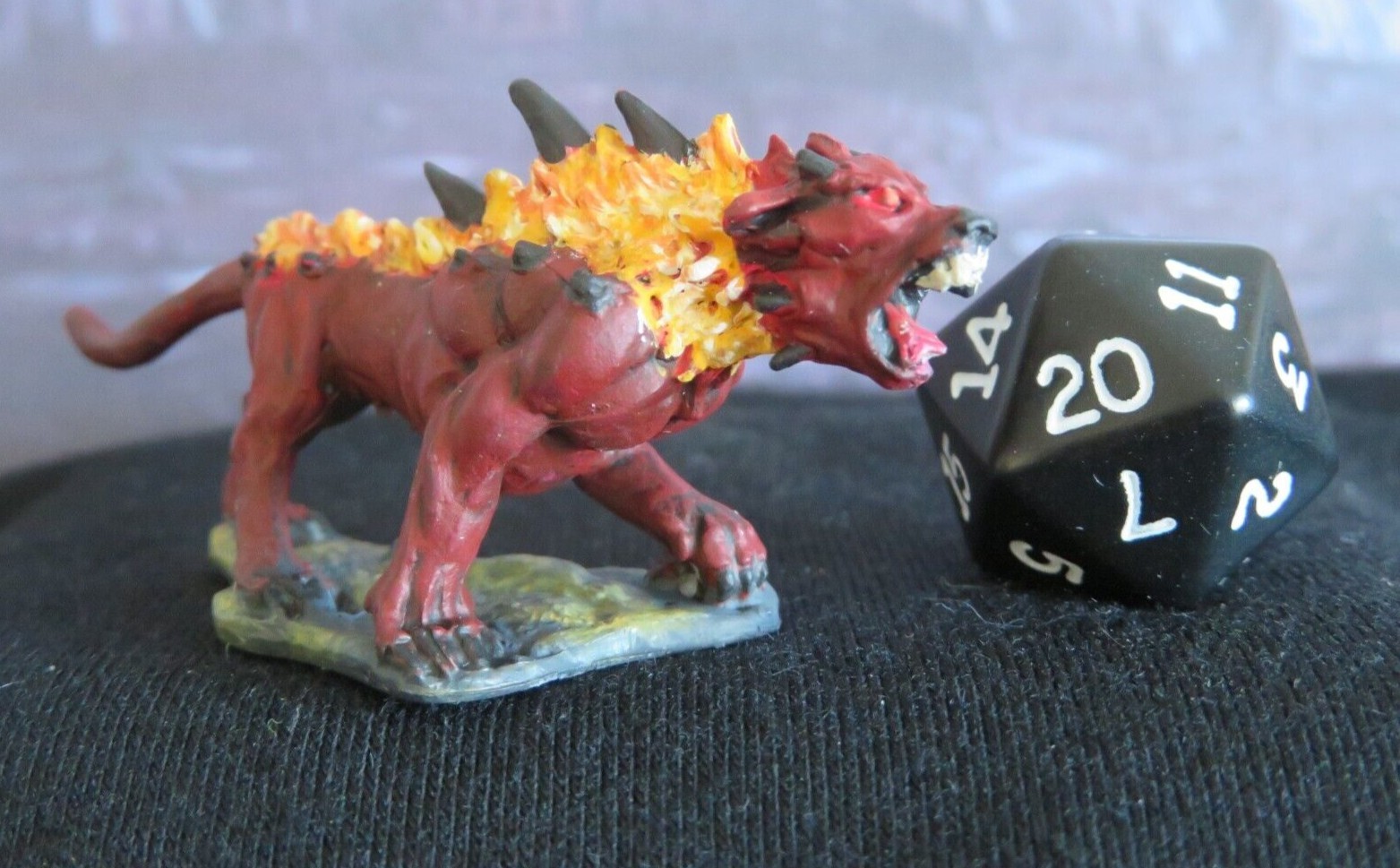 Painted Reaper Bones Hellhound | eBay