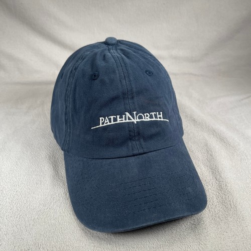 Path North Hat Men OS Blue Strapback Baseball Cap Apollo Embroidered | eBay