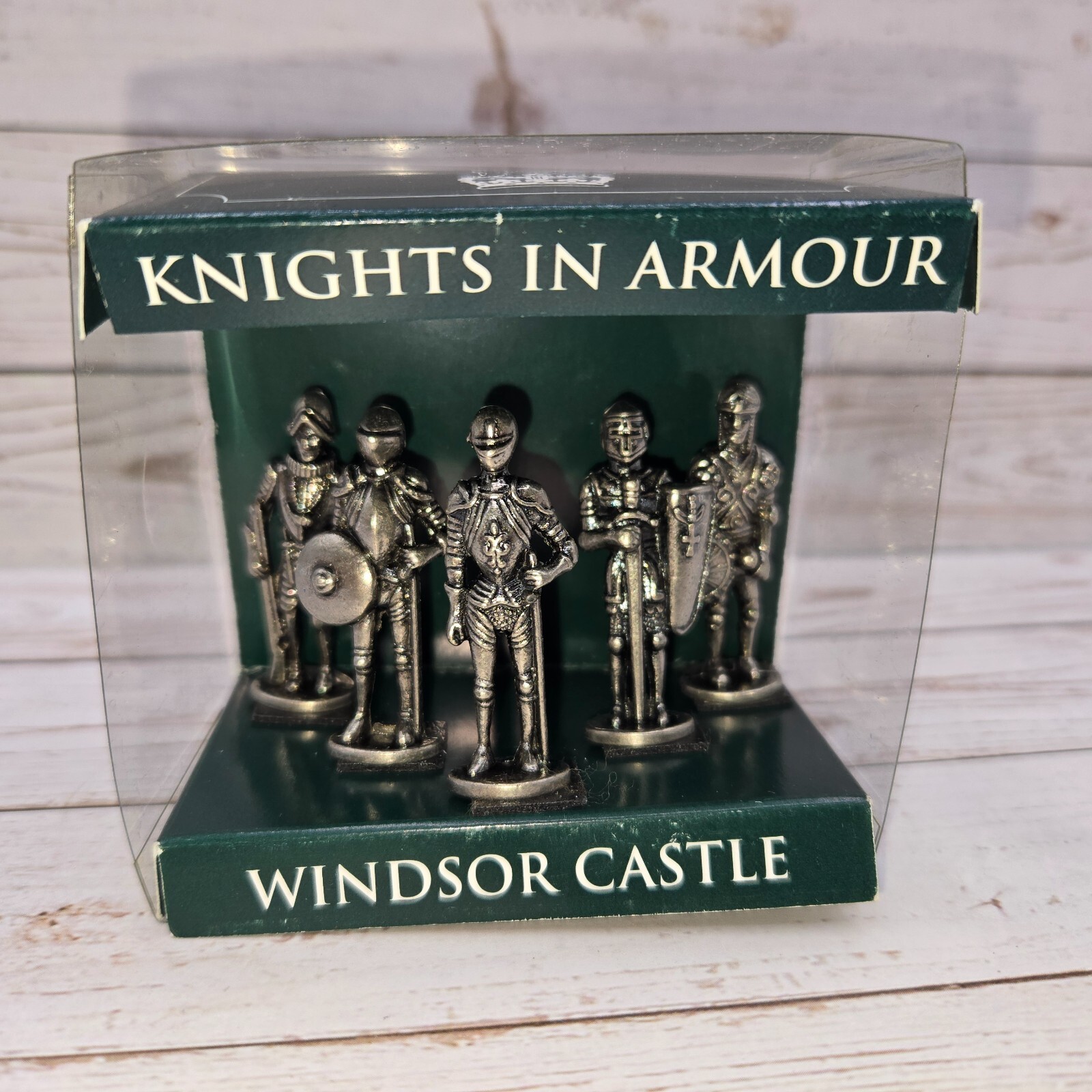 Vintage Westair Pewter Knights in Armor Windsor Castle 5 Mini Figures 1 ...