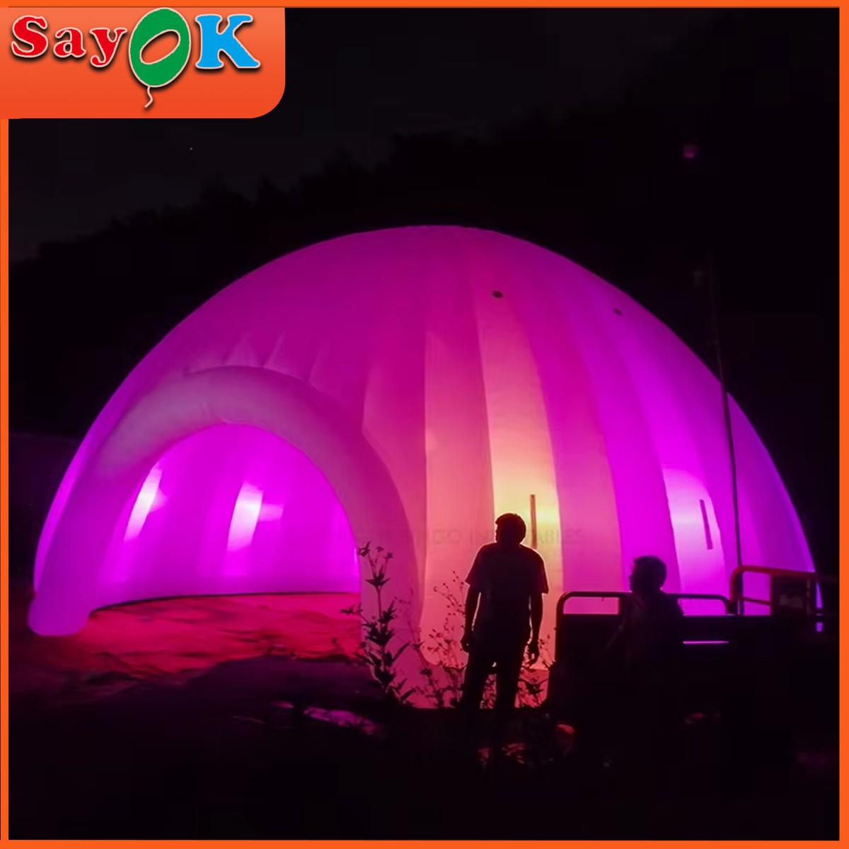 Inflatable Igloo Playhouse Inflatable Dome Rocker Bouncer For Kids