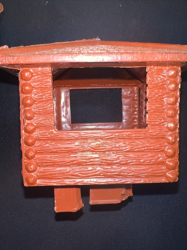 Vintage 1960s Marx Playset Fort Apache 3681 Block House Look Outs | eBay