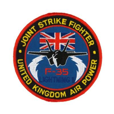 F-35 Lightning II Joint Strike Fighter Round Embroidered Badge | eBay UK