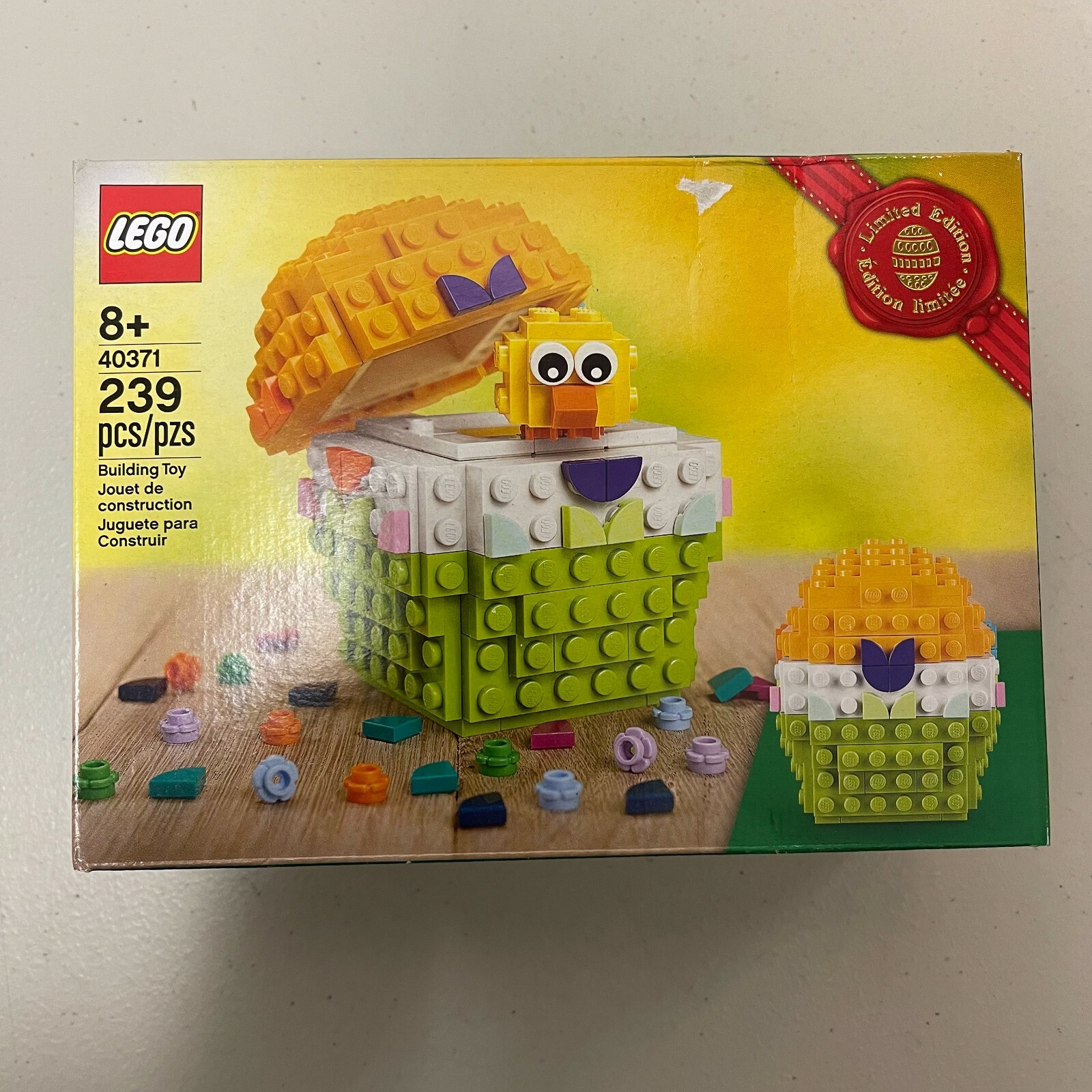 NEW SEALED Lego 40371 Customizable Easter Egg with Chick 673419321464 ...