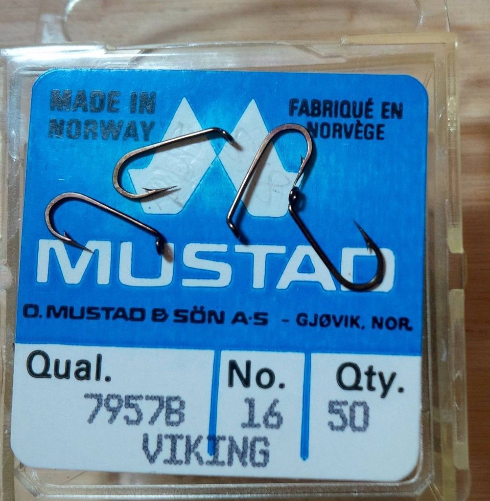 Mustad 7957B, Viking Fly Hooks, Various Sizes and Quantities, From ...