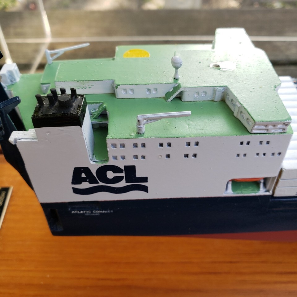 ACL Atlantic Container Line Model Ship VINTAGE Modelos Navales Riera 1: ...