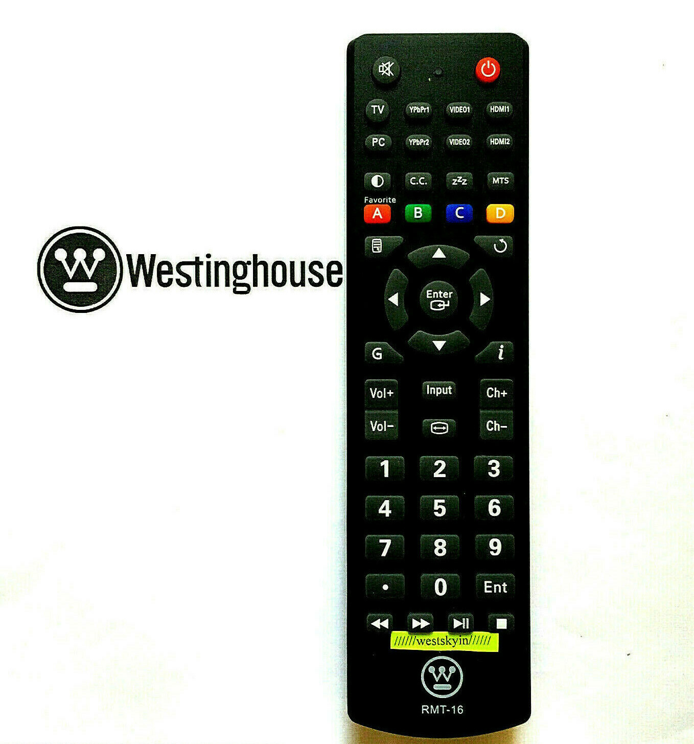 ORIGINAL Westinghouse TV remote VR-5525Z, EW40T4FW, RMT-16, VR-3710 | eBay