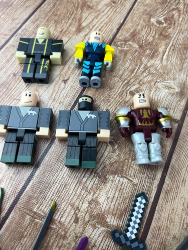 5 Roblox figures bundle lot Parts pieces and weapons | eBay