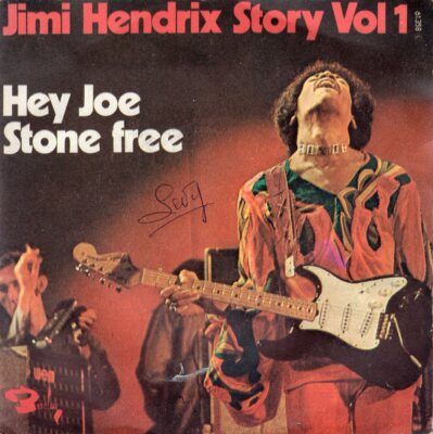 JIMI HENDRIX ~ Hey Joe ~ Original 1970 French 2-track 7" vinyl single ...