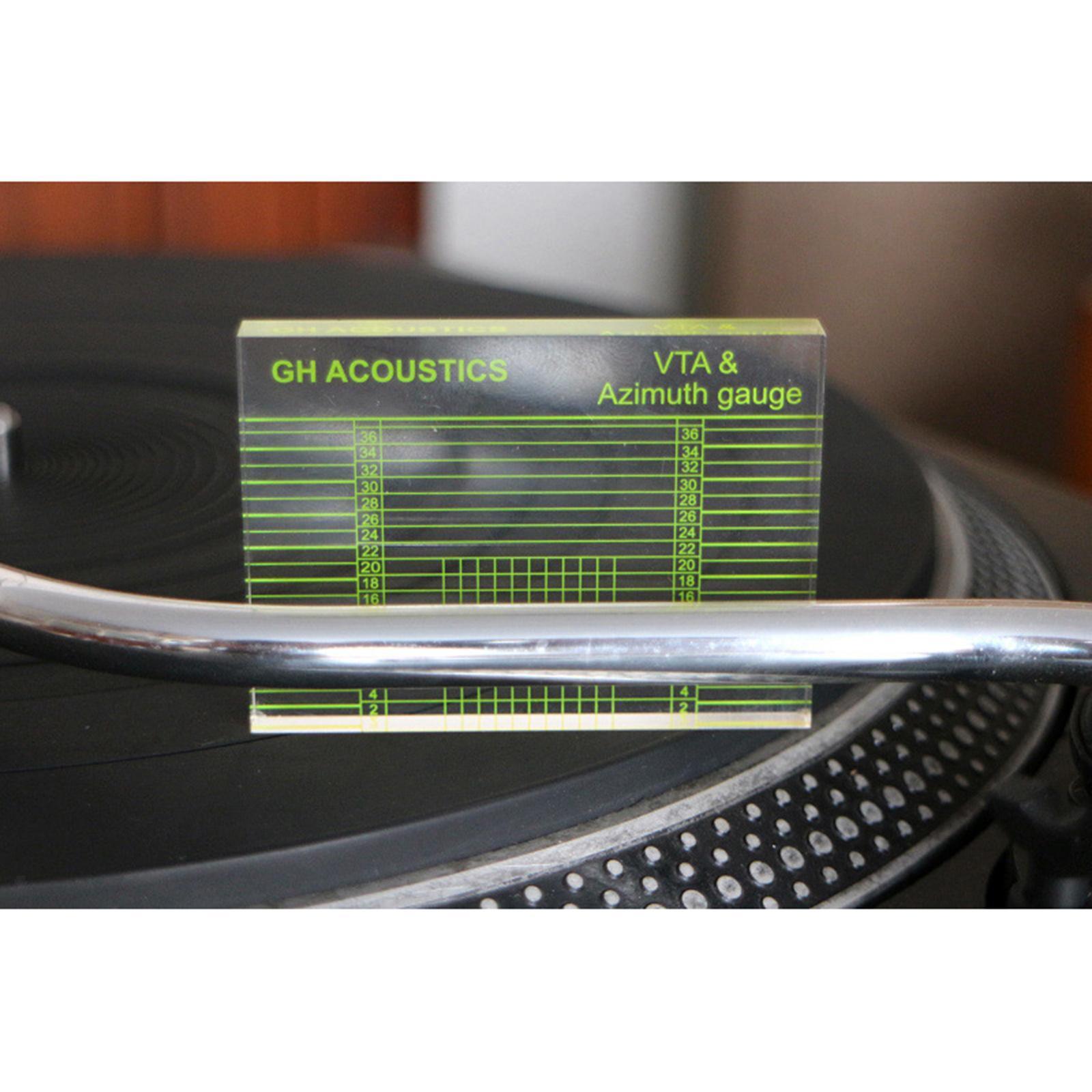 Azimuth VTA Ruler, LP Clear Acrylic, Player, Arm Cartridge, | eBay