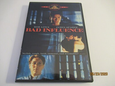 Bad Influence (DVD, 1990, Widescreen and Pan Scan) James Spader, Rob ...