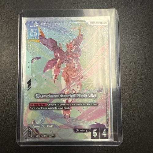 Gundam TCG Gundam Aerial Rebuild GD01-067 LR+ | eBay