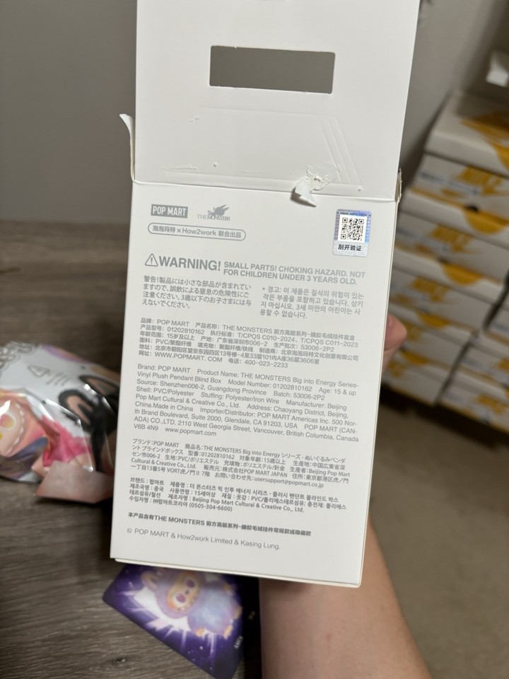 100% Authentic POPMART the Monsters Big into Energy Series Labubu ...