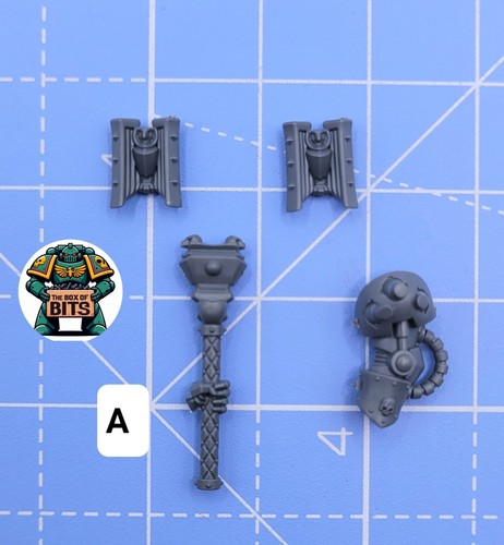 Warhammer 40K Space Marines Chaplain In Terminator Armour Crozius ...