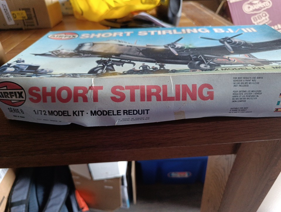 Airfix Vintage Model Kit Short Stirling B.I./III 1/72 Scale | eBay UK