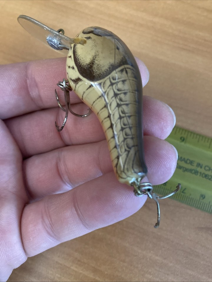 Vintage Bagley Balsa Killer B 2 TLC True Life Craw Musky Bass Fishing ...