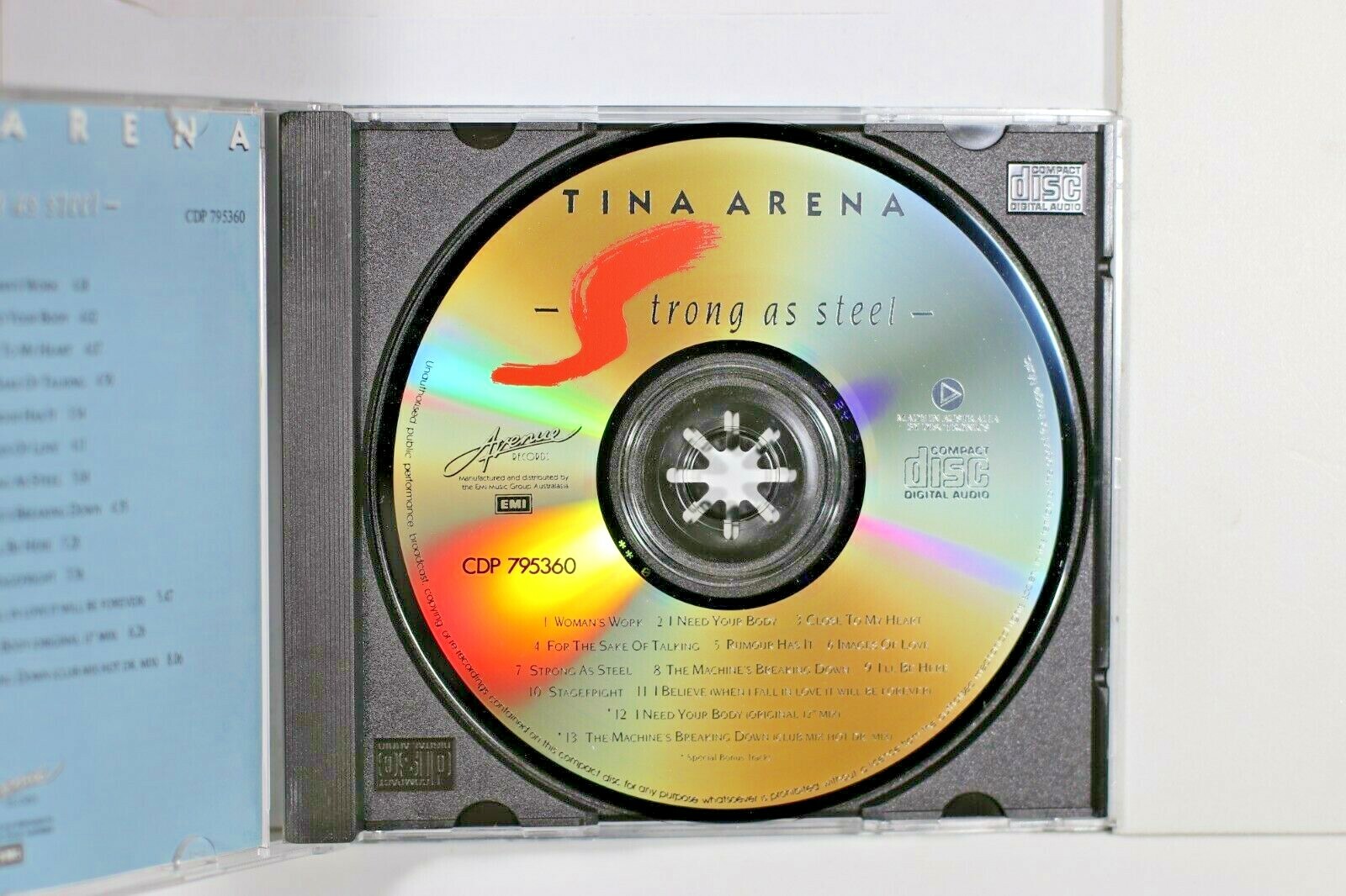 Tina Arena – Strong As Steel - CD Sent Tracked | eBay