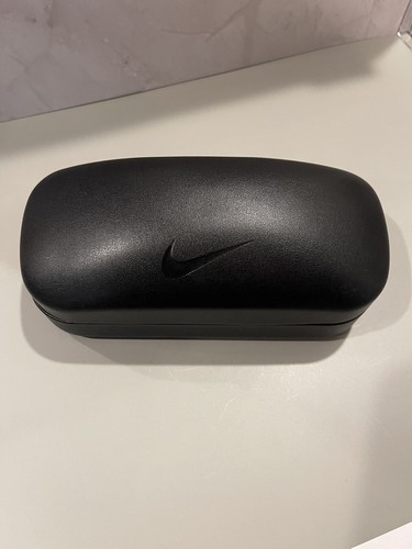 Nike Sunglass Hard Case Black Clamshell Swoosh Just Do It Embossed ...